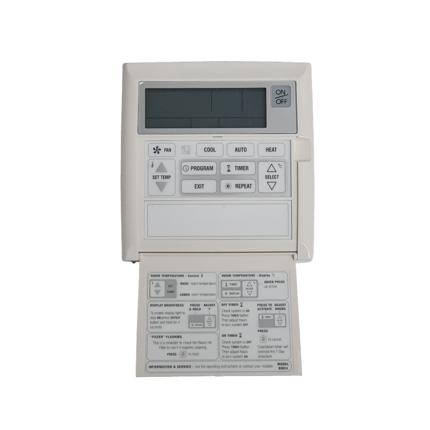 LEASAM BM2-24H-GP Domestic / Residential Temperature Wall Control ...